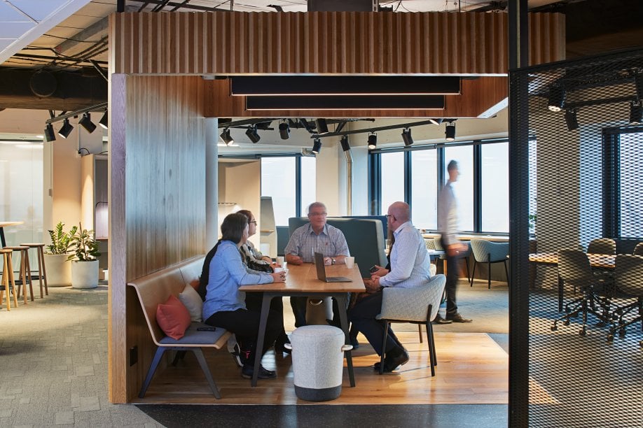Corporate workplace design project in Wellington | BNZ | Unispace